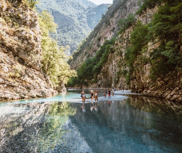 How to get to Lumi i Shales (Lake Komani) - The Ginger Wanderlust